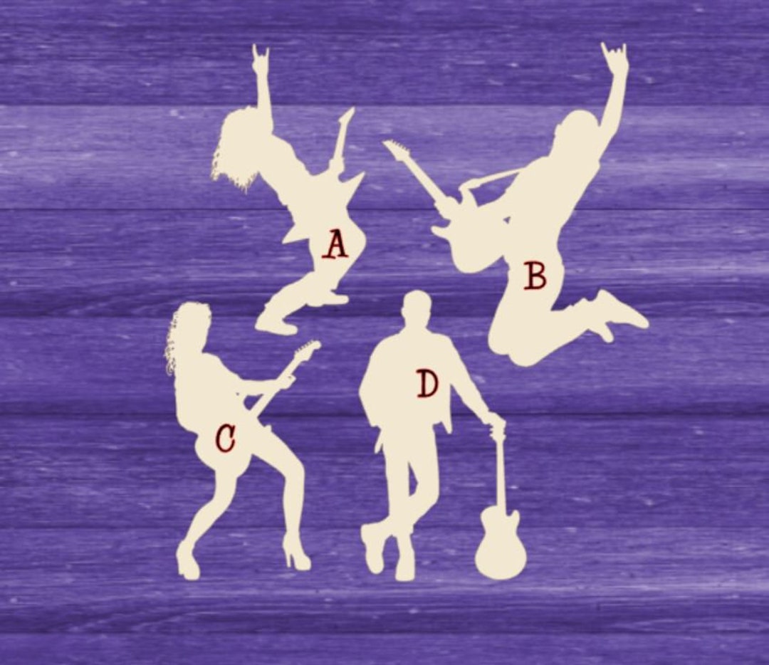 Laser Cut Unfinished DIY Rock Band Blanks Unfinished Wood - Etsy