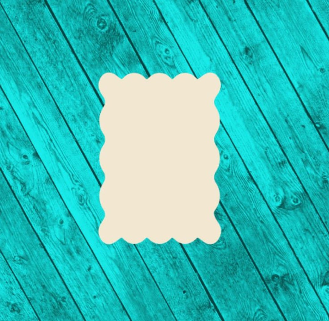 Wavy Wood Shape/tag/sign Blanks, Unfinished Wood Sign, Laser Wavy Wood ...