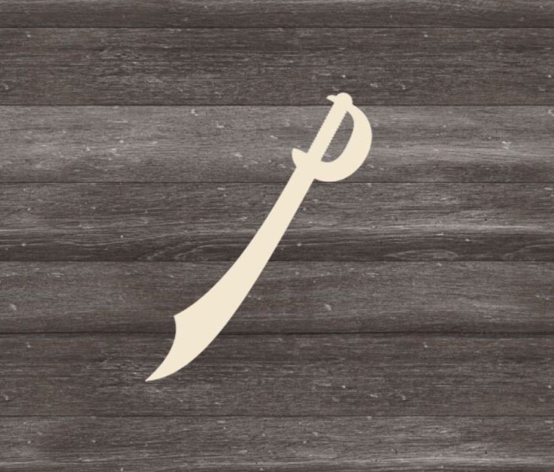 Laser Cut Unfinished DIY Sword Blanks, Unfinished Wood Sword Cut Out ...