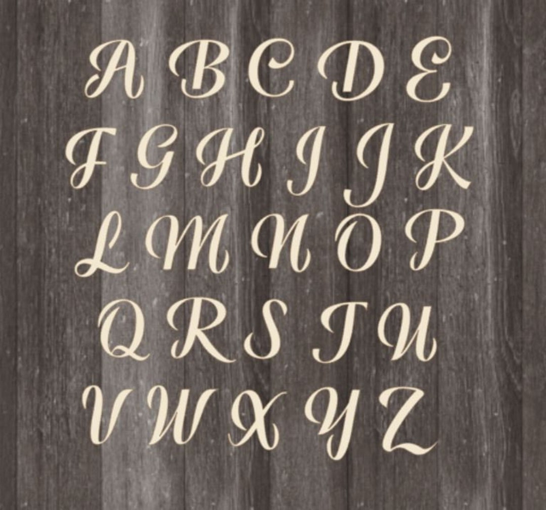 Wood Cut-out Letters, DIY Wood Letters, Laser Cut Wood Letters ...
