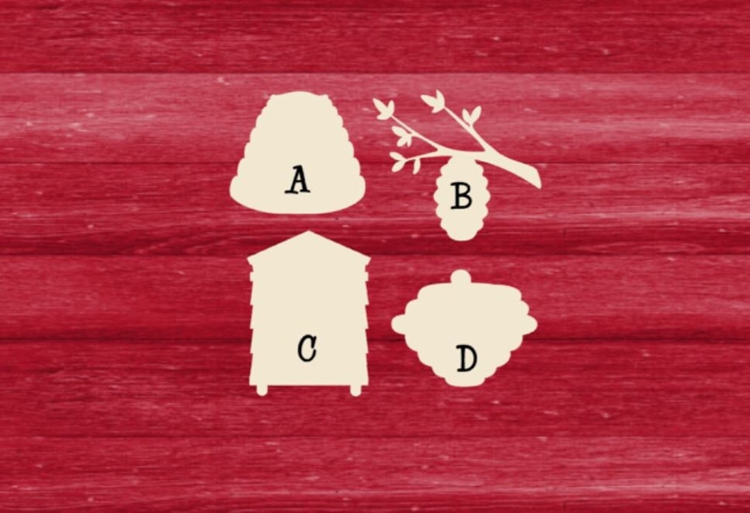 Laser Cut Unfinished DIY Beehive Blanks, Unfinished Beehive Cut Out ...