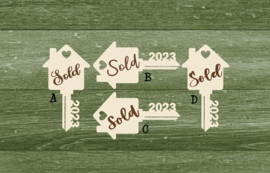 Laser Cut Unfinished Engraved DIY Sold House Key Blank, Wood Key Cut ...