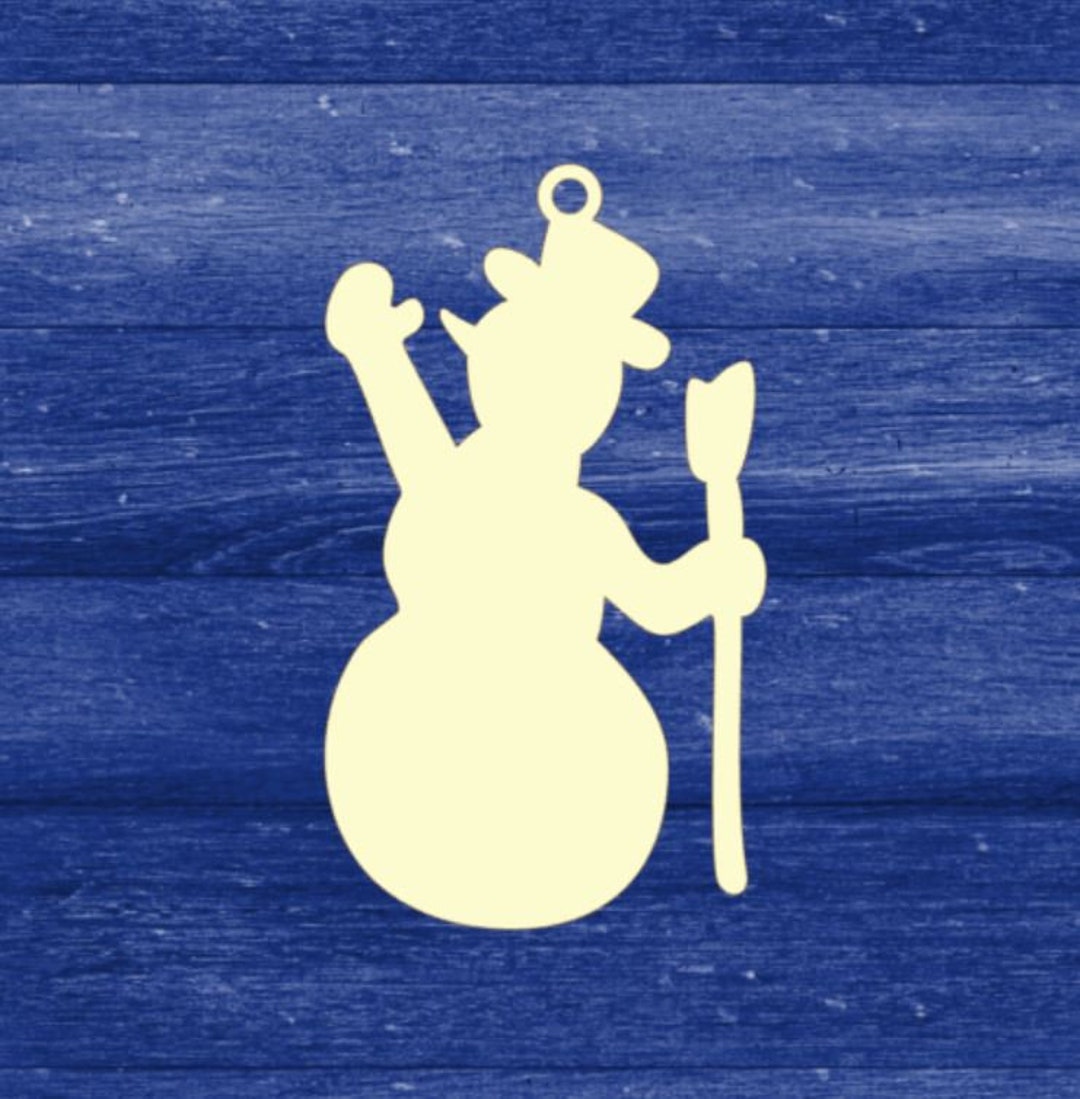 Laser Cut Unfinished DIY Wood Snowman Blanks, Unfinished Wood Christmas ...