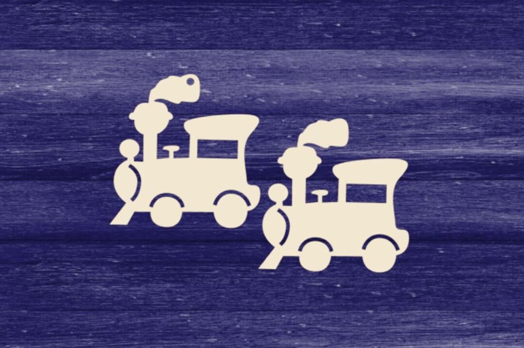 Laser Cut Unfinished DIY Train/locomotive Blanks, Unfinished Wood Train ...