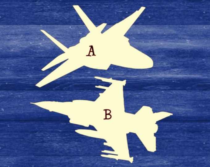 Laser Cut Unfinished DIY Fighter Jet Blanks, Unfinished Wood Fighter ...