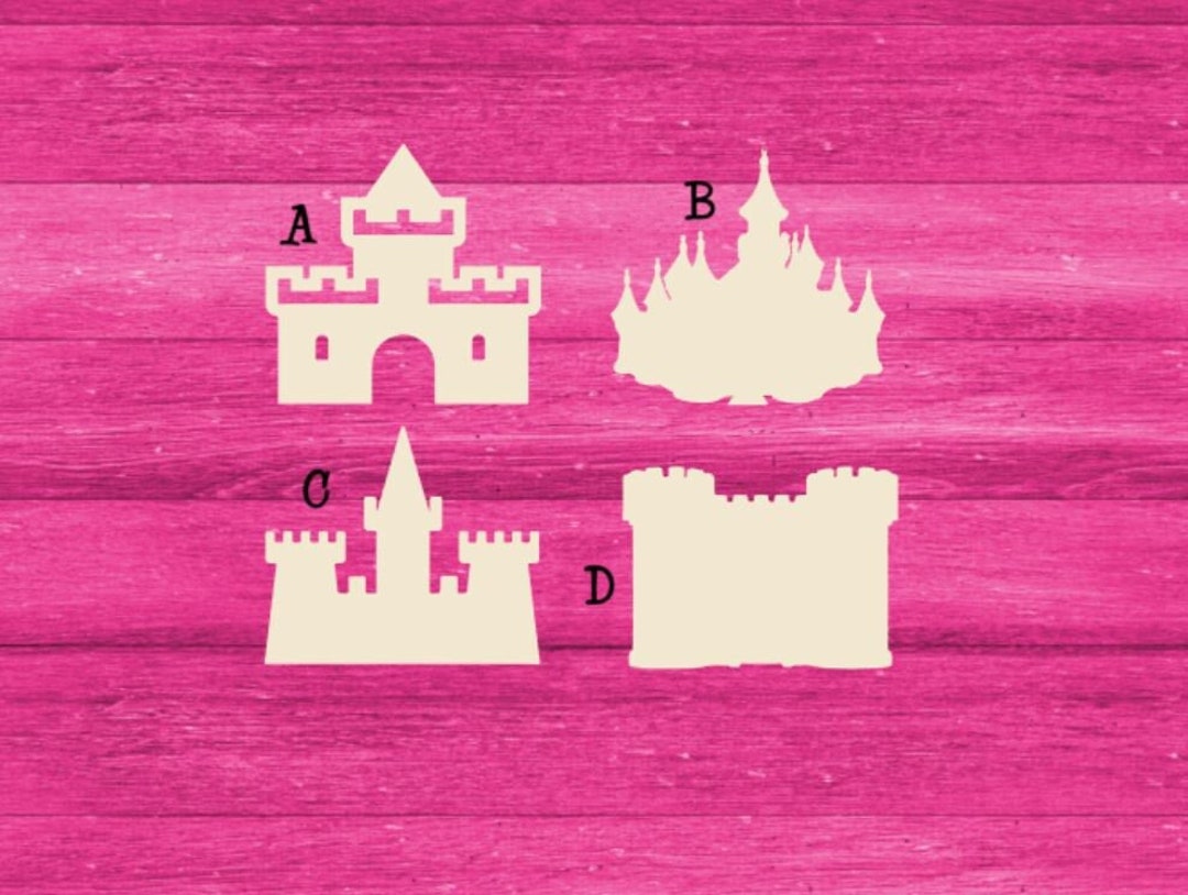 Laser Cut Unfinished DIY Castle Blanks, Unfinished Wood Castle Cut Out ...