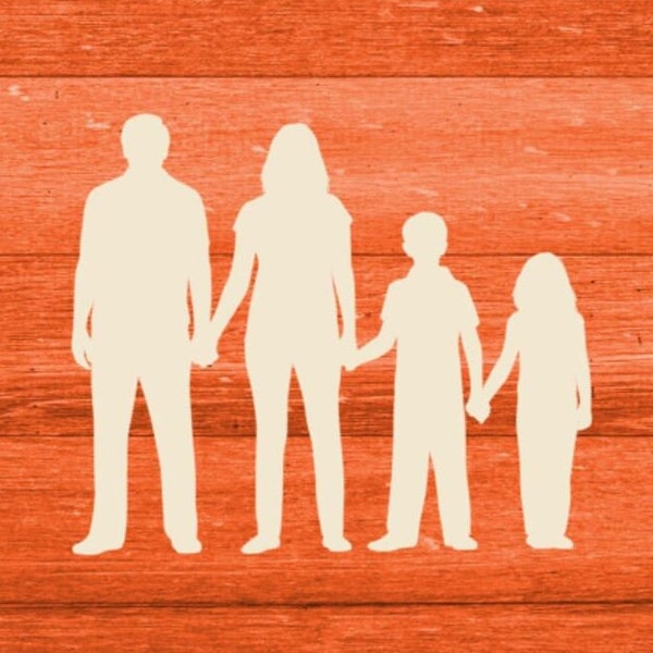Wood Family Cutout - Etsy