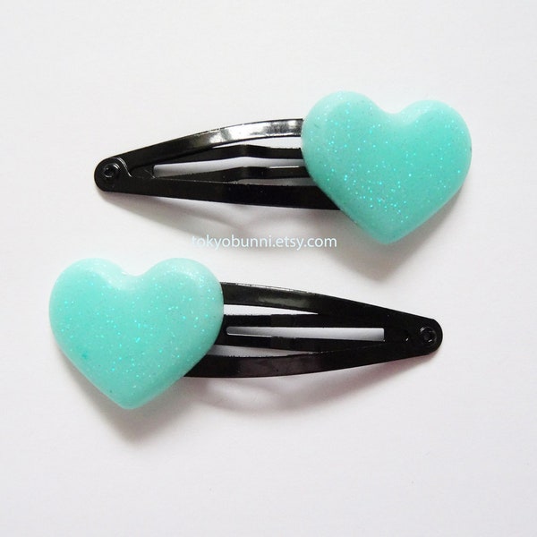 Mint Green Hair Clip - Etsy