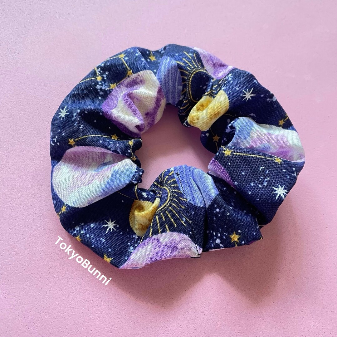 Galaxy Space Star Planet Scrunchie - Etsy