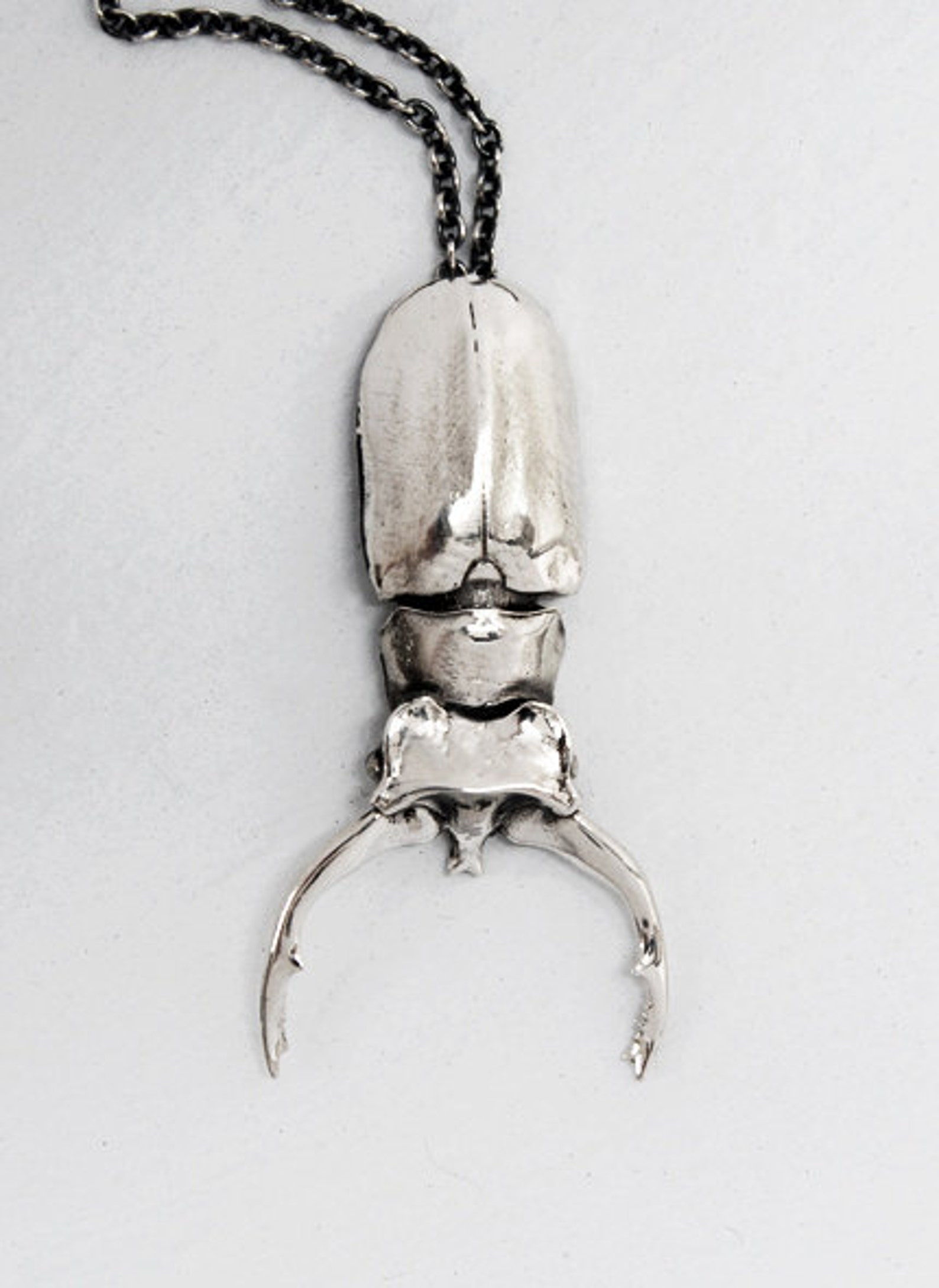MISAKI Silver Insect Necklace - Etsy