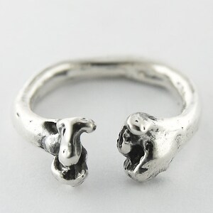 Bone Sterling Silver Ring - Etsy