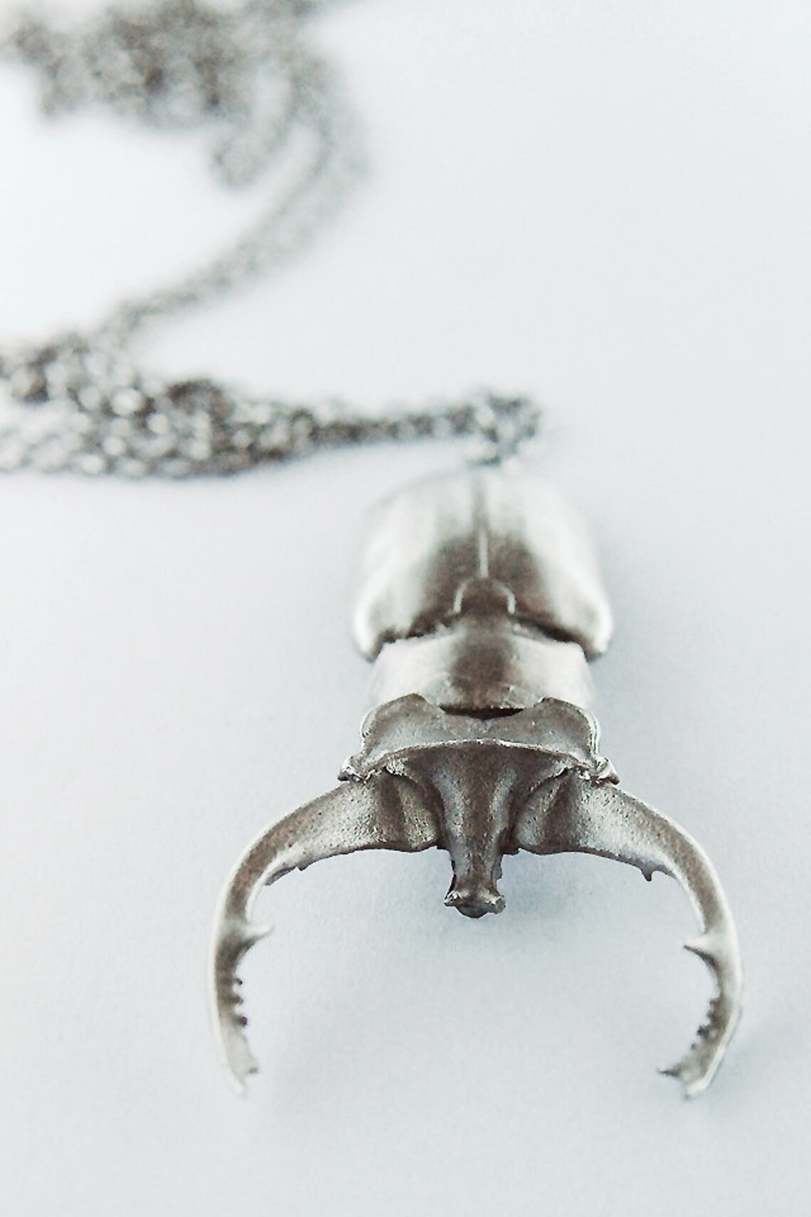 Sterling Silver Insect Necklace - Etsy