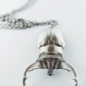 Sterling Silver Insect Necklace - Etsy