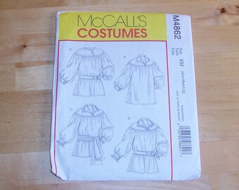 Poet shirt pattern | Etsy