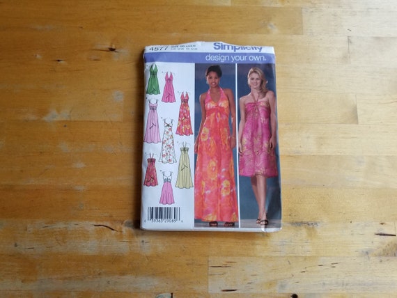 Simplicity Sewing Pattern 4577 Maxi Dress Evening Gown - Etsy
