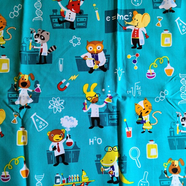 Science Fabric - Etsy