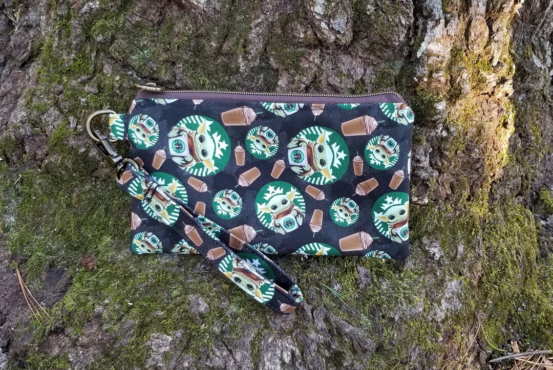 Star Wars Grogu Baby Yoda Zipper Pouch - Wristlet Purse Bag - Etsy