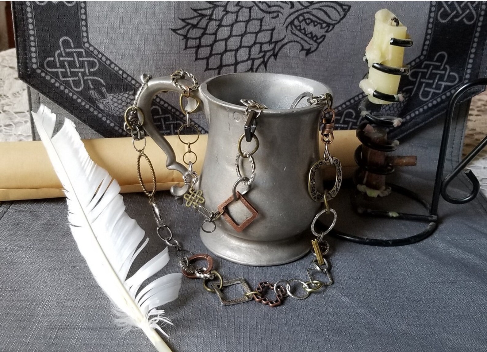 Game of Thrones Jewelry Maester Chain Necklace Winterfell | Etsy