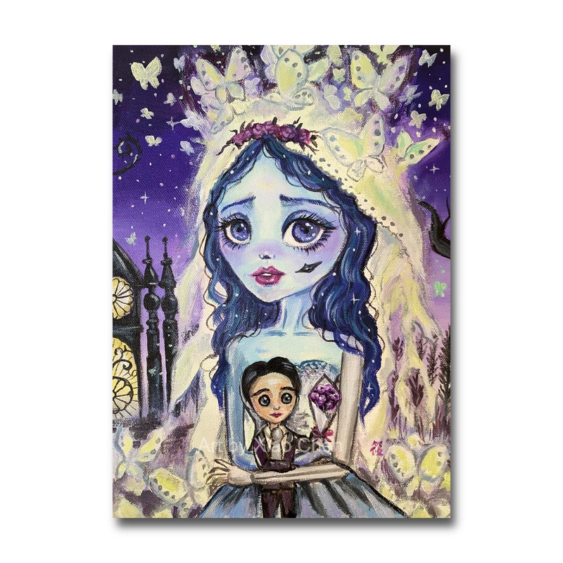 Corpse Bride Card - Etsy
