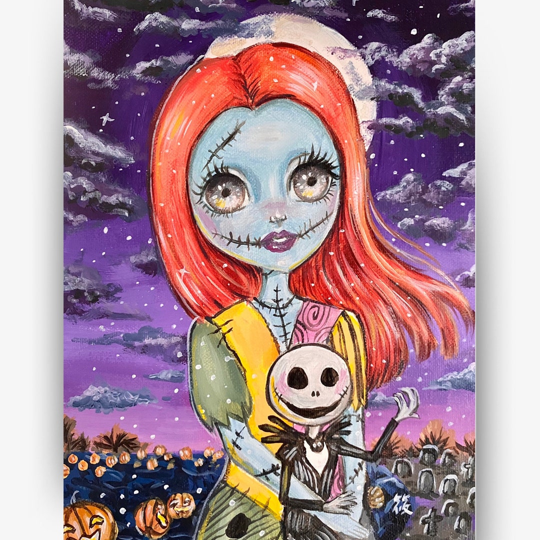 9x12 Inch sally Fantasy Art Original Painting on Canvas - Etsy