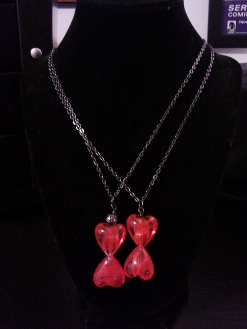 Time Lord Inspired "hearts Like an Hourglass" Necklace - Etsy