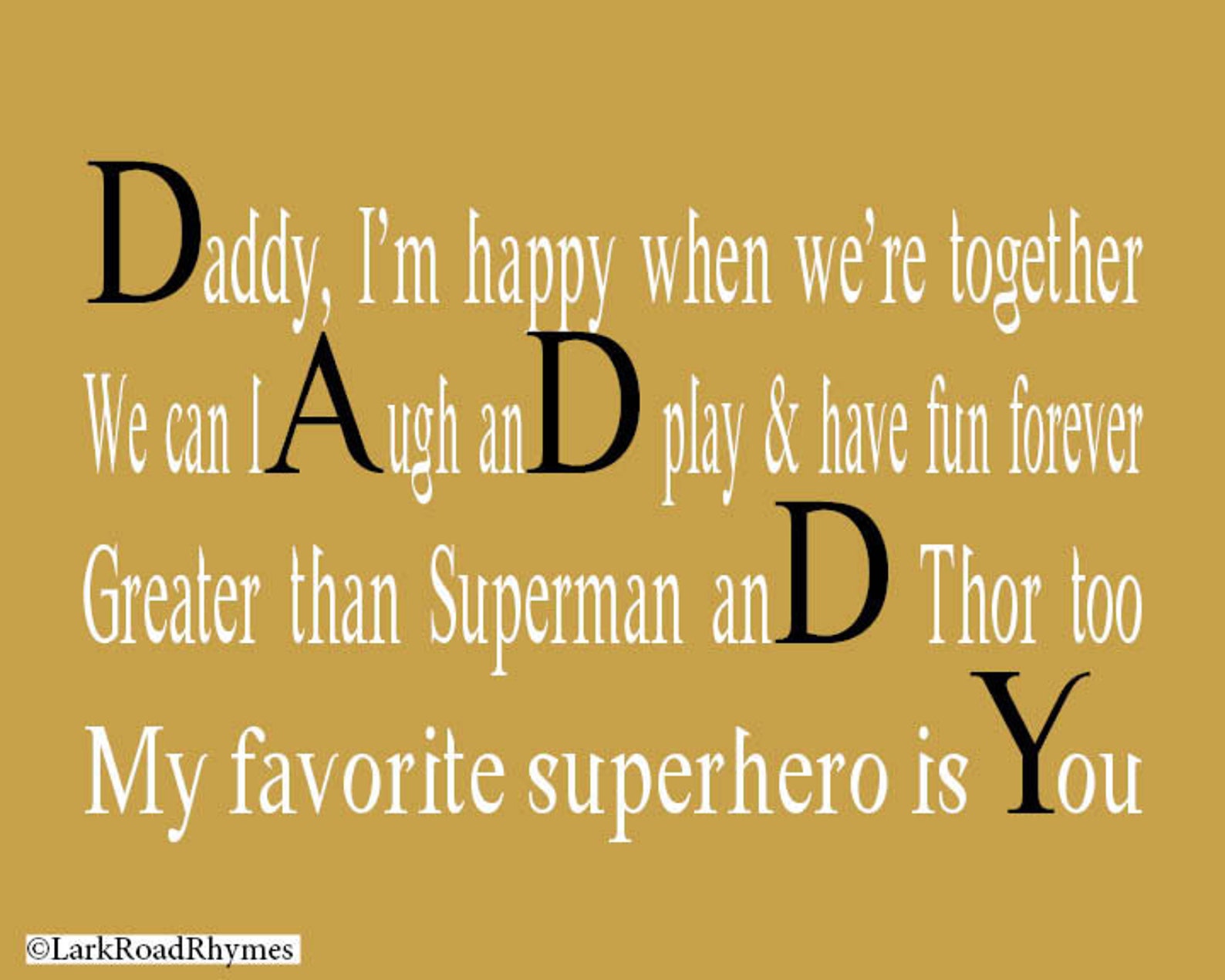 New Dad Poem From Baby Daughter or Son, 8x10 Daddy Birthday Present ...