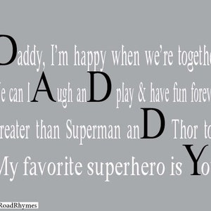 New Dad Poem From Baby Daughter or Son, 8x10 Daddy Birthday Present ...
