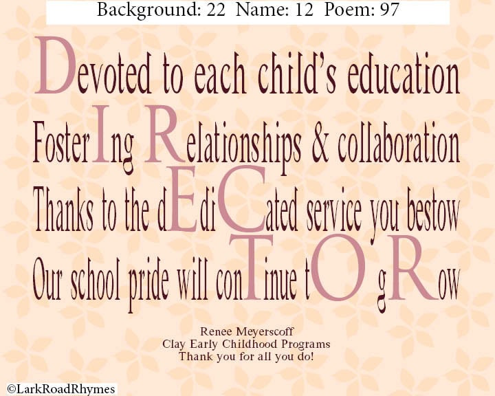 School Director Gift, 8x10 Meaningful Retirement Gift, Thoughtful ...