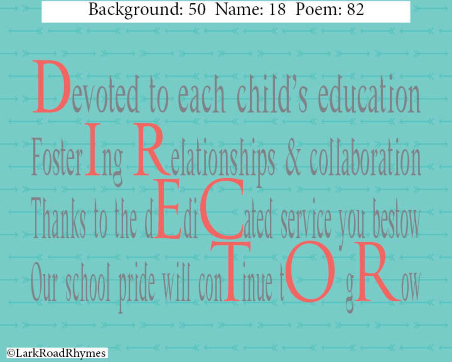 School Director Gift, 8x10 Meaningful Retirement Gift, Thoughtful ...