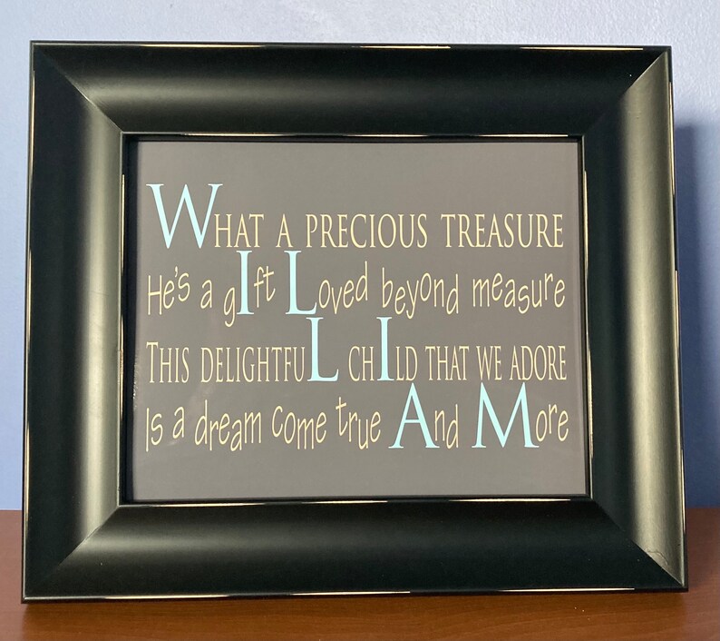 Add a Frame to Your Poem Purchase - Poem is Additional Fee - Etsy