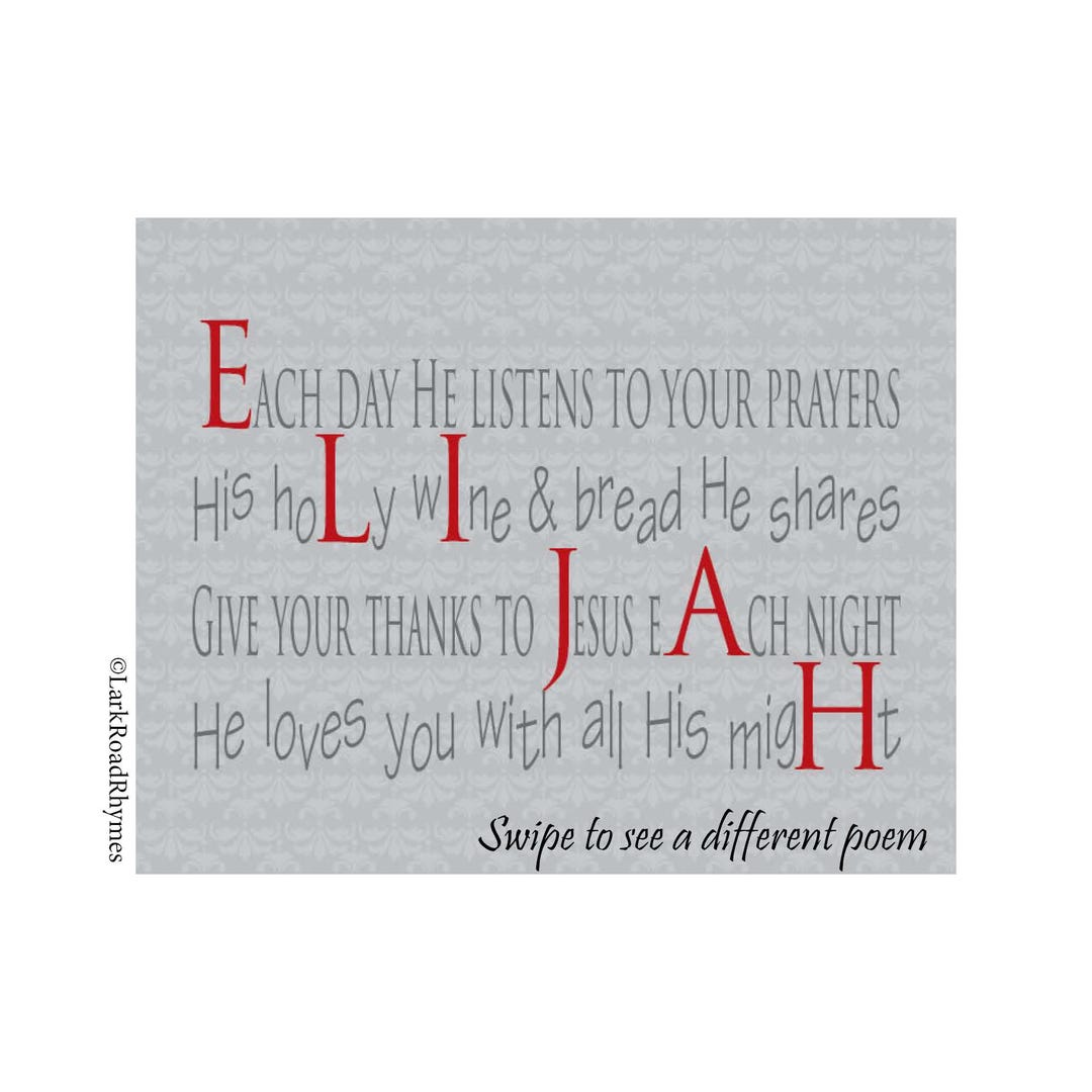 Boys First Communion Poem, 8x10 Catholic Gift From Godfather ...