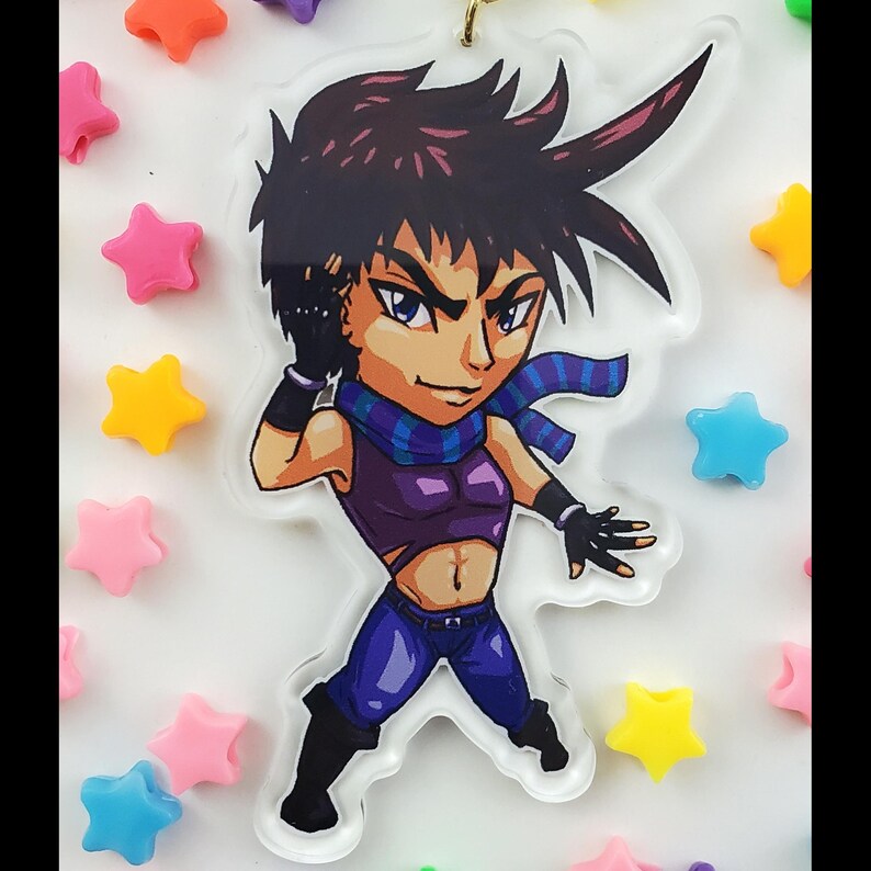 Joseph Joestar Keychain, JJBA Jojo Anime Gift - Etsy