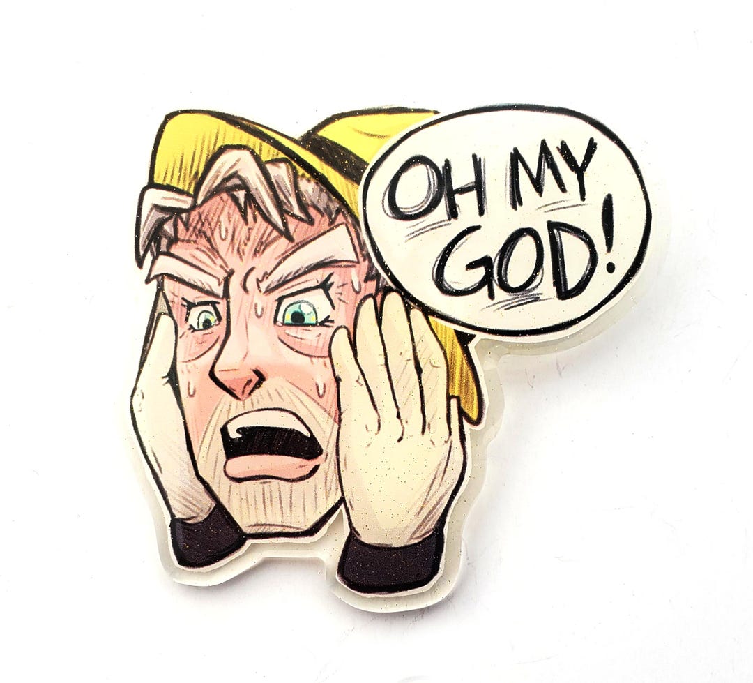 Joseph Joestar Pin, Oh My God! JJBA - Etsy