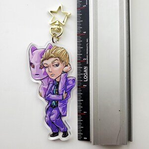 Kira Keychain, JJBA Jojo Anime Gift - Etsy