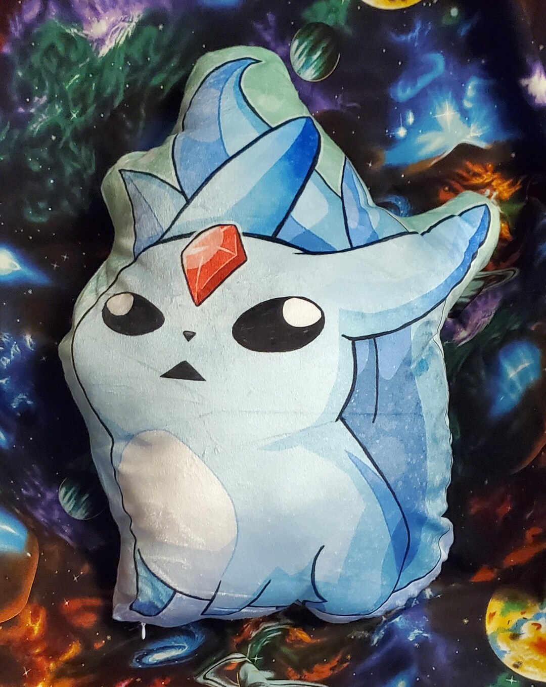 Carbuncle Plushie Pillow, FFXIV Character Pillow, Video Game Plushie ...