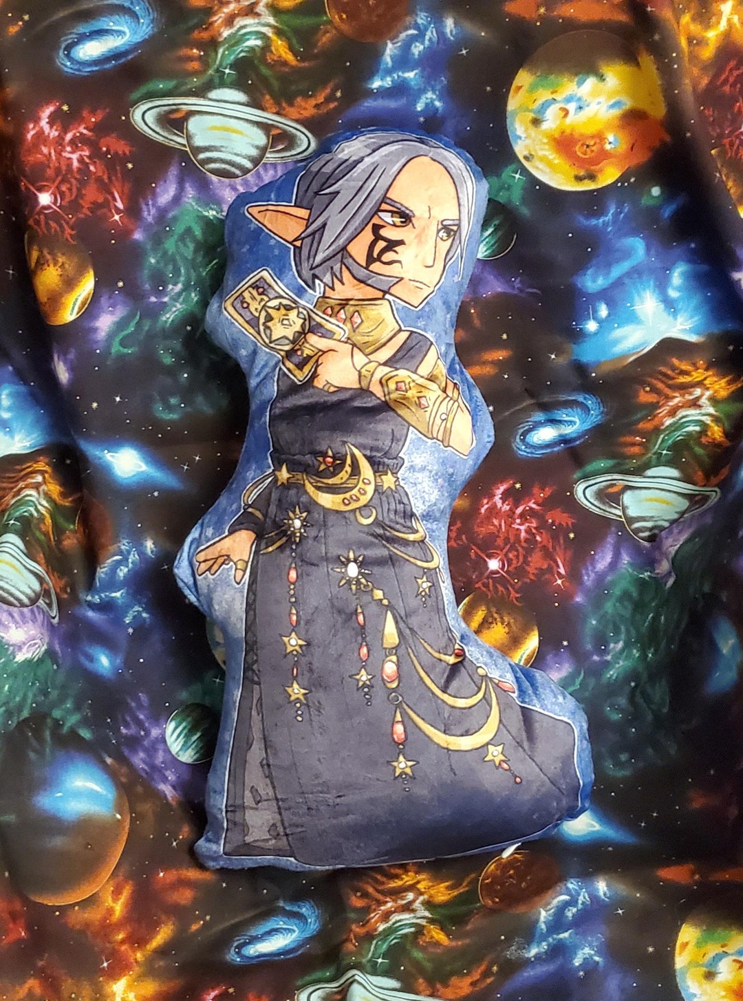 Urianger Plushie Pillow, FFXIV Video Game Plushie, Anime Wizard ...