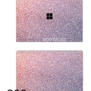 Glitter Sparkling Surface Laptop 5 4 Book 3 2 1 Skin Surface Laptop Go ...