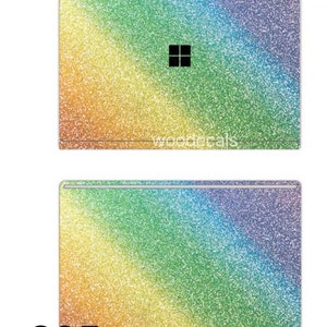 Glitter Sparkling Surface Laptop 5 4 Book 3 2 1 Skin Surface Laptop Go ...