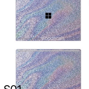 Glitter Sparkling Surface Laptop 5 4 Book 3 2 1 Skin Surface Laptop Go ...