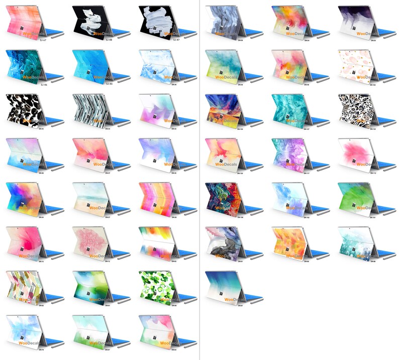 Surface Pro 9 8 X 7 6 5 4 3 Go 3 1 2 Decal Sticker Skin for - Etsy