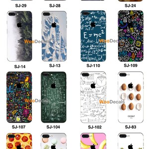 IPhone Decal Sticker Skin for iPhone X iPhone 8 8 Plus iPhone 5 5S SE 6 ...