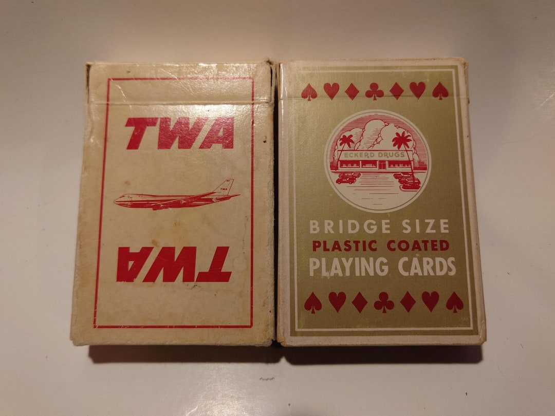 2x two Complete Vintage Playing Card Decks - Etsy