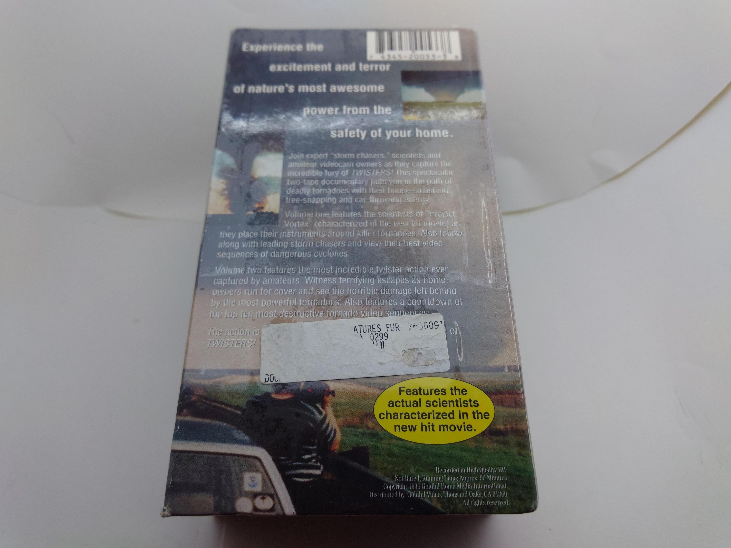 Vintage 1996 Twisters! Nature's Fury VHS 2 Tape Set - Etsy