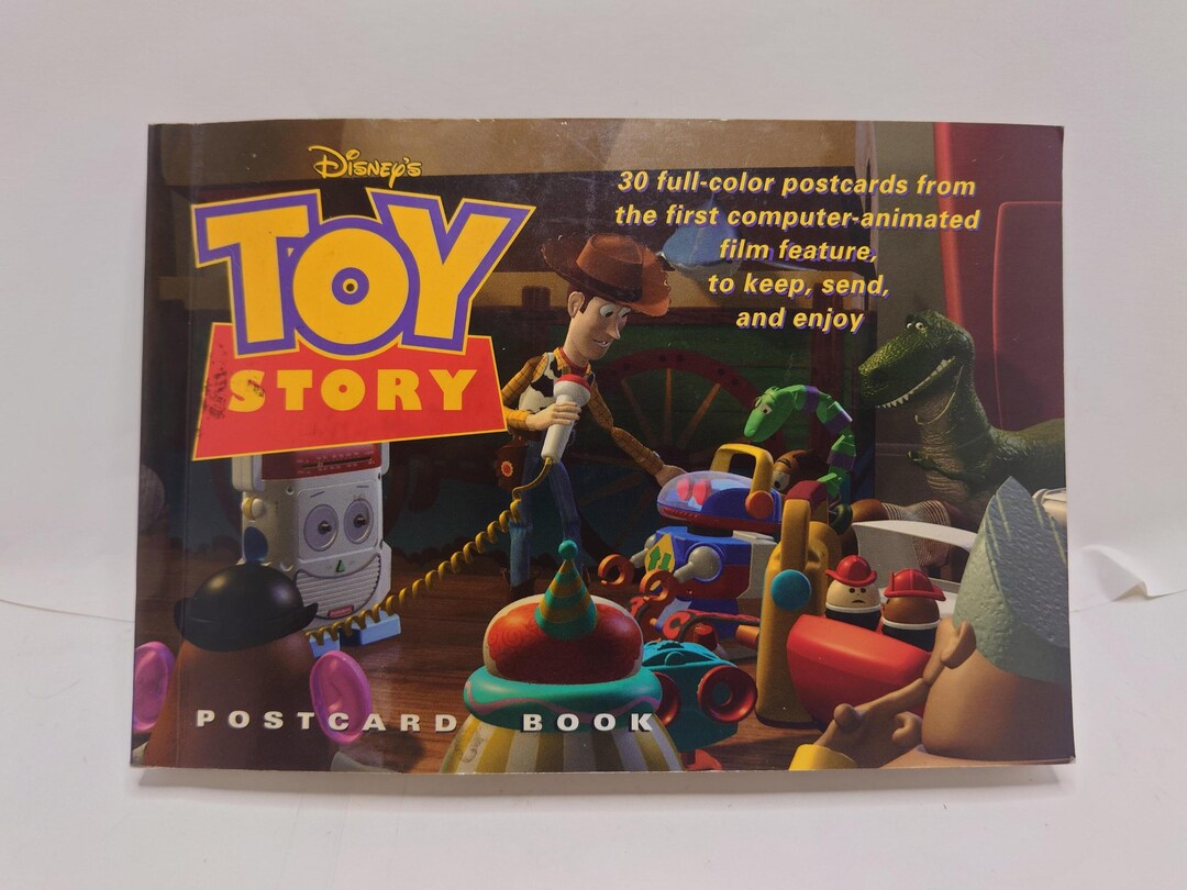 Vintage 1995 Toy Story Postcard Book - Etsy