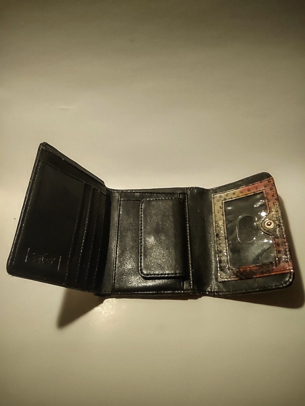 Vintage 1980's Leather Sharif Tri-fold Wallet - Etsy