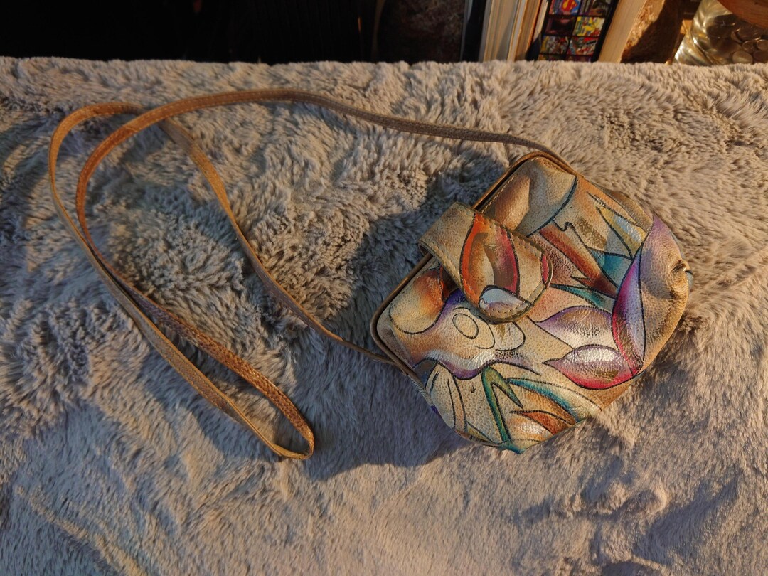 Vintage 1980's Leather Sam Sam Purse - Etsy