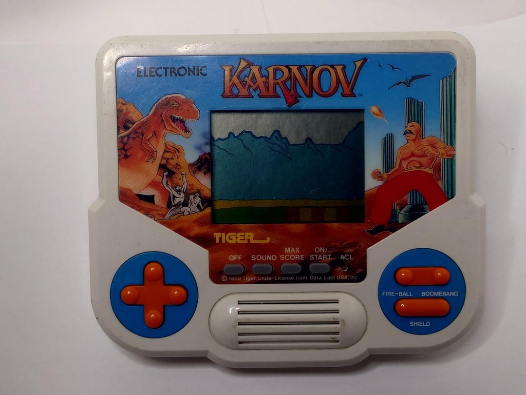 Rare Vintage 1989 Karnov Tiger Electronics Handheld Game - Etsy
