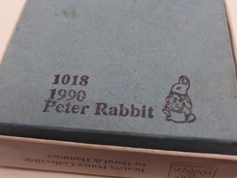 Vintage 1990 Beatrix Potter Peter Rabbit Silver Ornament - Etsy