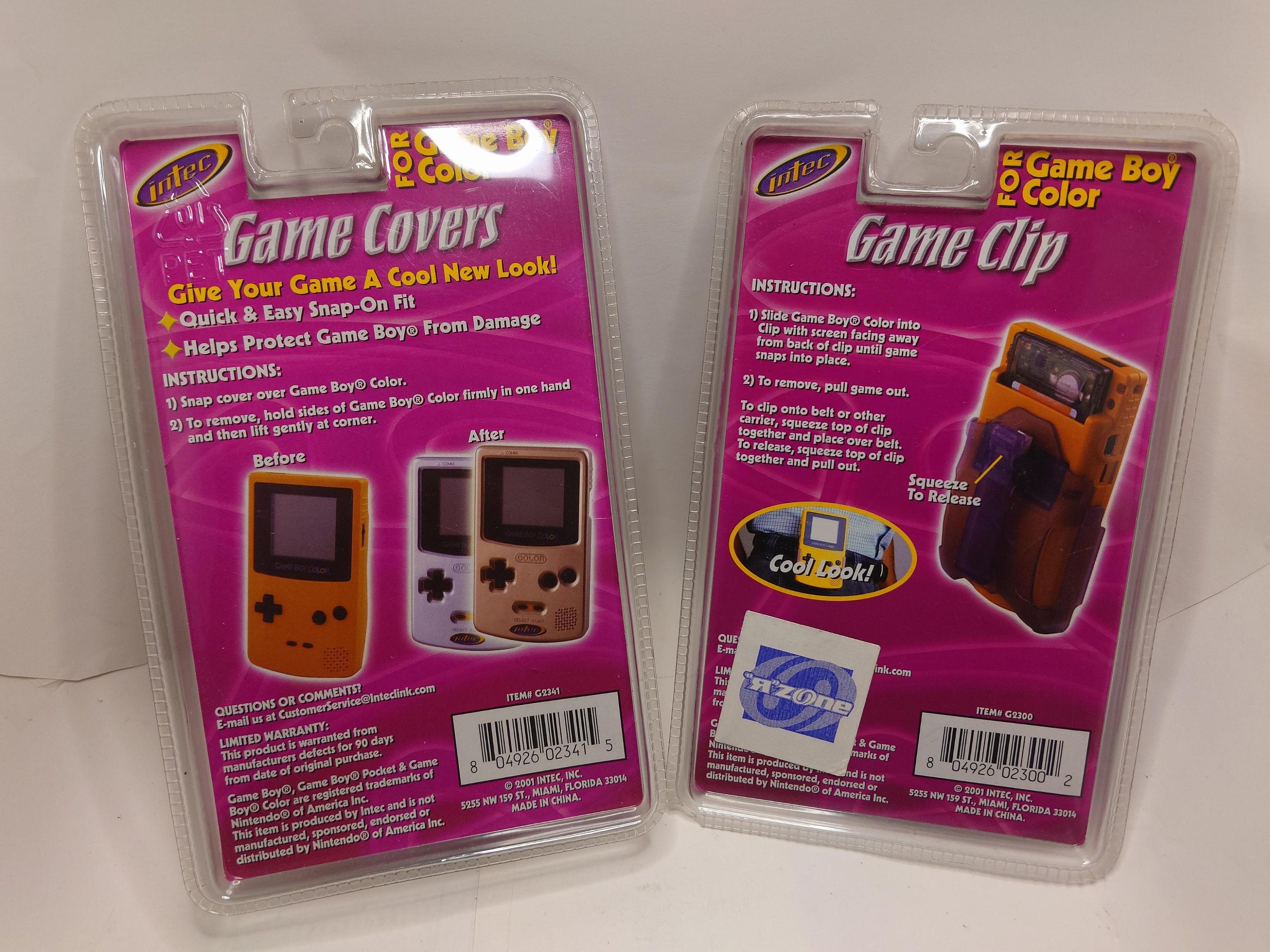 Vintage 2001 Intec Game Boy Color Accessories - Etsy