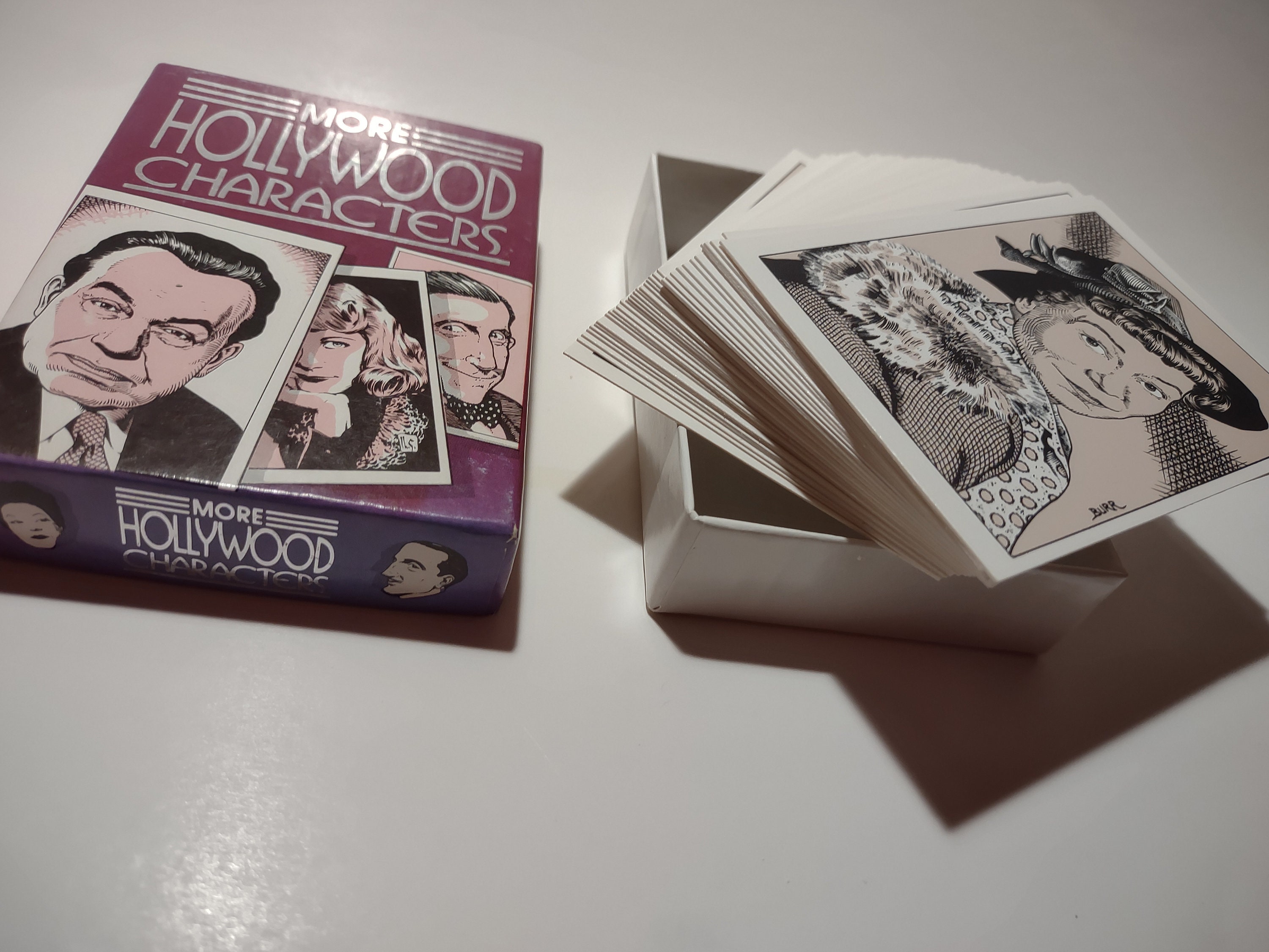 Vintage 1990's Hollywood Character Cards 2 Pack - Etsy